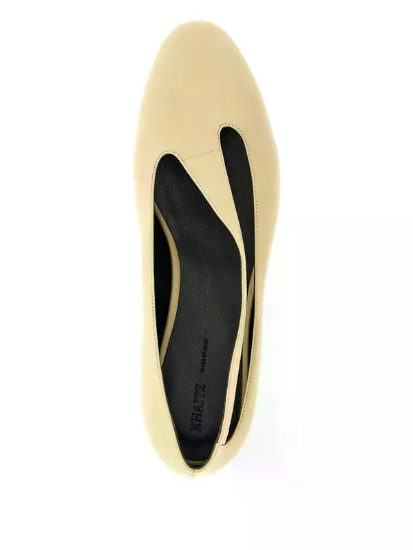 Khaite Diana Ballet Flats - Neutrals