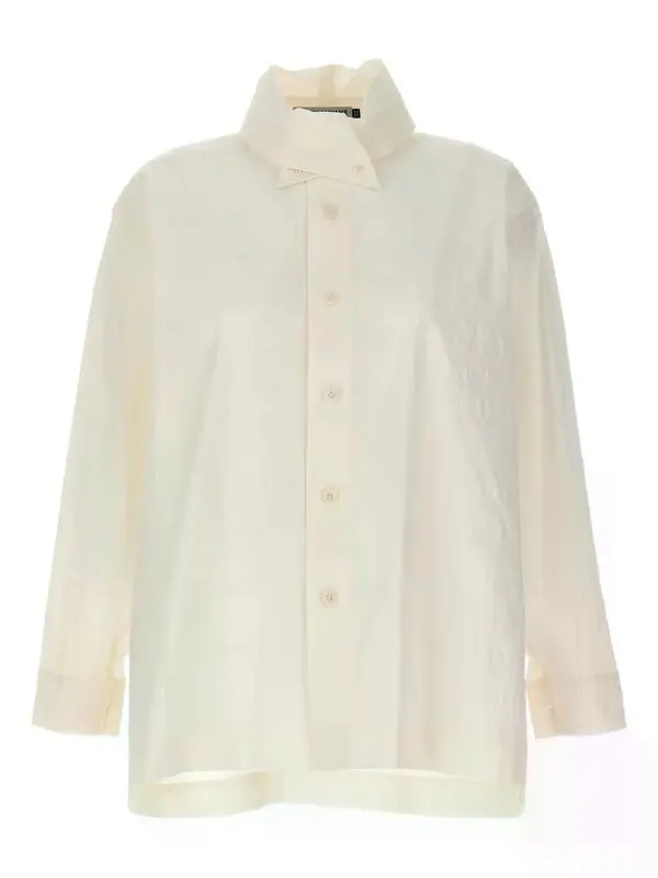 Issey Miyake Crinkled Shirt - Neutrals