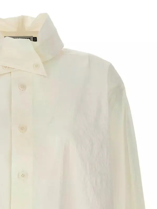 Issey Miyake Crinkled Shirt - Neutrals