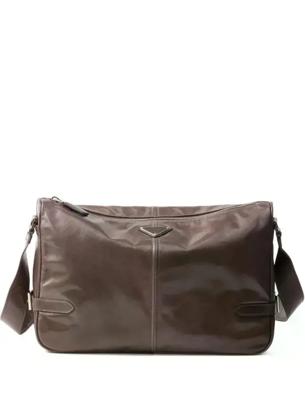 Prada Leather Shoulder Bag - Brown