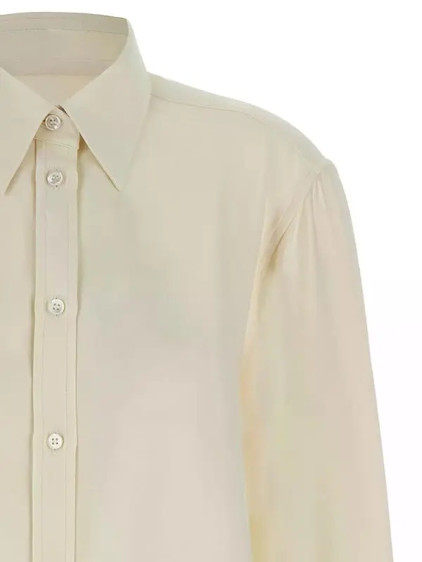 Brioni Silk Shirt - White