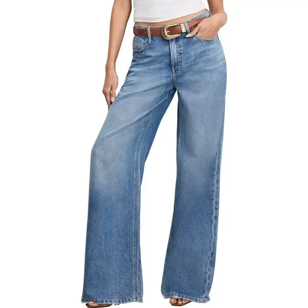 Good American Wide Leg Jeans