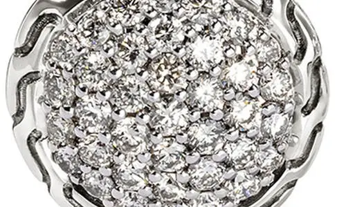 John Hardy Jh Essential Diamond Pavé Stud Earrings - Silver