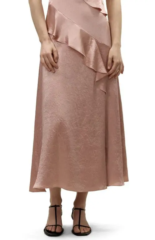 Rebecca Taylor Hollis Satin Midi Dress