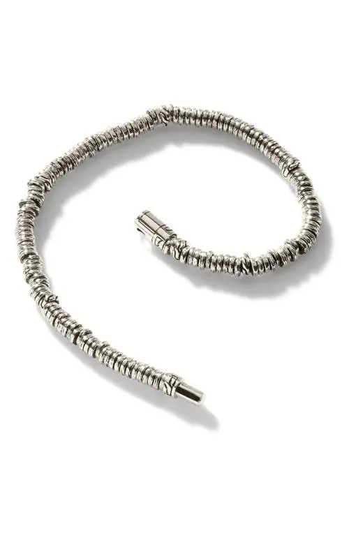 John Hardy Heishi Sterling Bracelet - Silver
