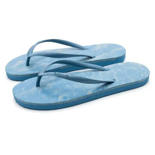 FEELGOODZ Slimz Remix Natural Rubber Flip-flop Thong Sandals - Swell