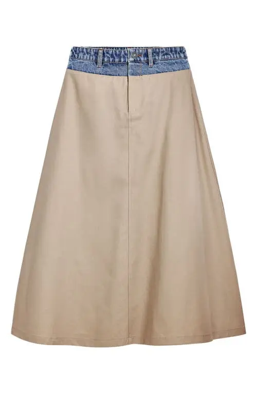 Desigual Cotton-twill Maxi Skirt