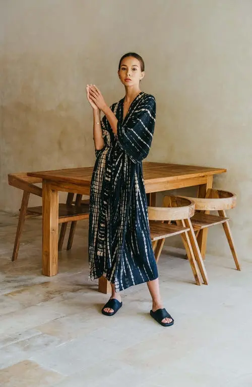 Pink Haley Lindy Hand-dyed Kimono