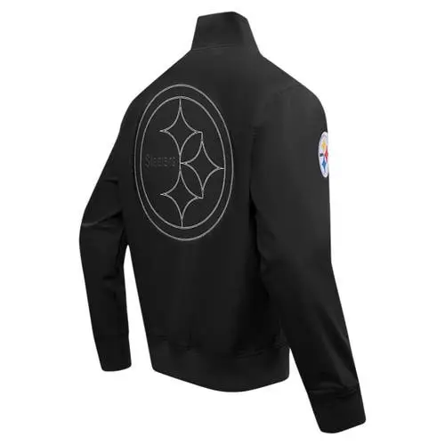 PRO STANDARD Pittsburgh Steelers Full-zip Twill Jacket - Black