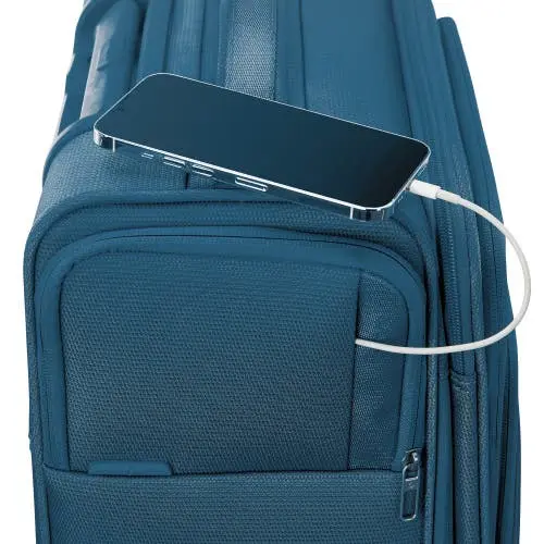 SAMSONITE Uplift Lightweight 2-piece Set Softside Expandable Luggage - Cerulean Blue