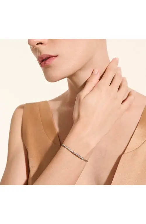John Hardy Essential Pavé Diamond Bracelet In Gold - Silver/diamonds