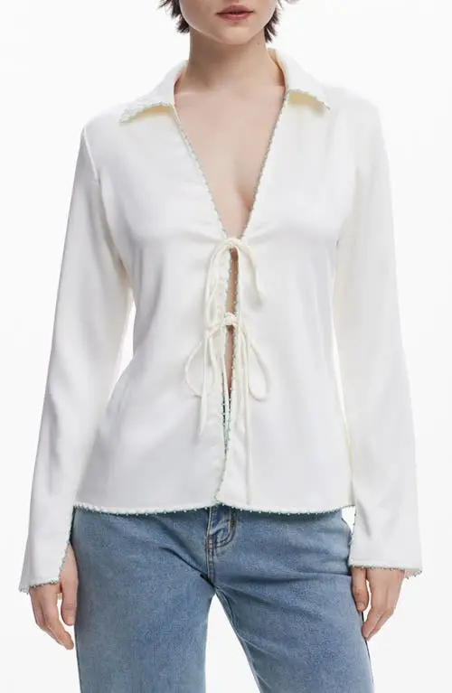 Desigual Tie-front Shirt