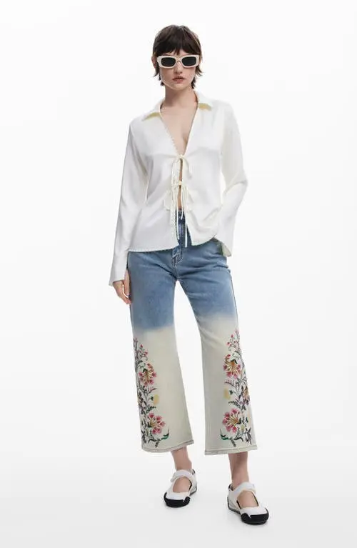 Desigual Tie-front Shirt