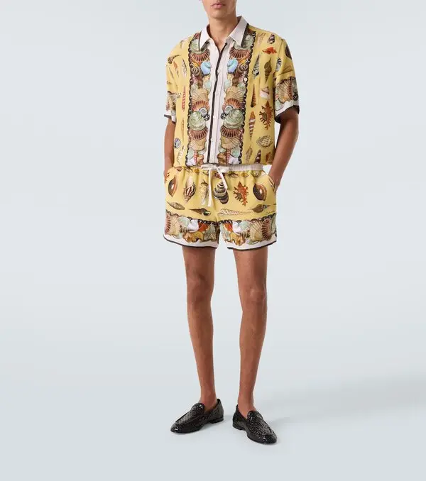 Dolce & Gabbana Printed Silk Crêpe Shirt - Multicoloured
