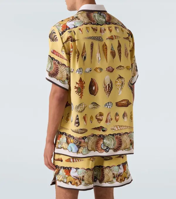 Dolce & Gabbana Printed Silk Crêpe Shirt - Multicoloured