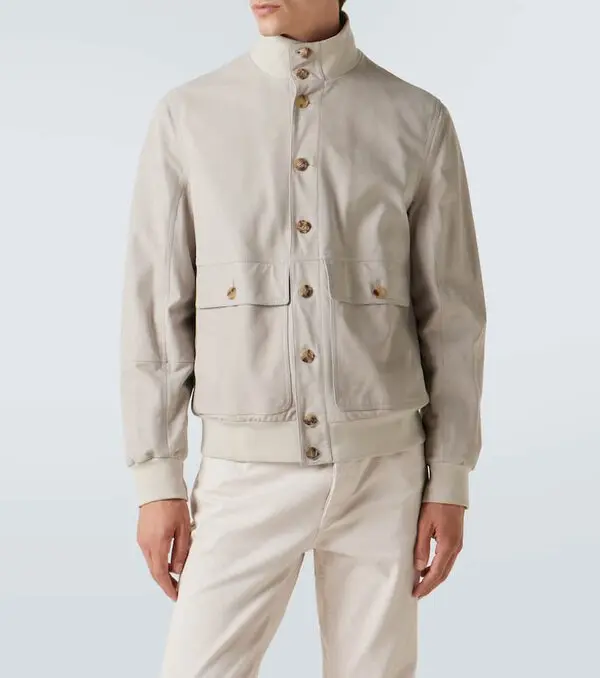 Brunello Cucinelli Leather Blouson