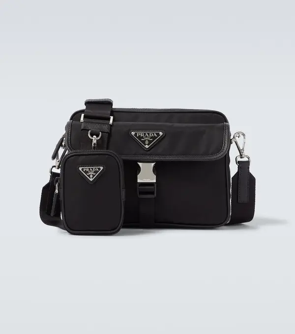 Prada Re-nylon Shoulder Bag - Black
