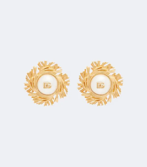 Dolce & Gabbana Dg Clip-on Earrings - Gold