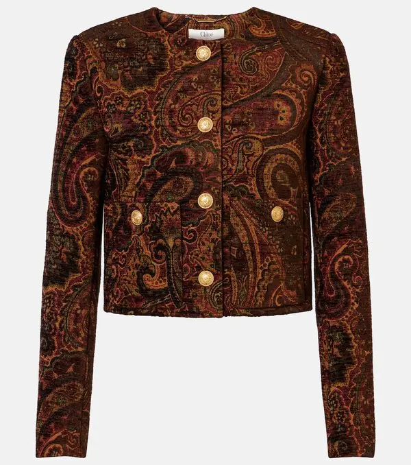 Chloé Paisley Jacquard Jacket - Multicoloured