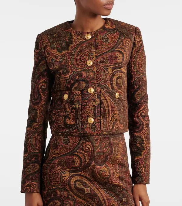 Chloé Paisley Jacquard Jacket - Multicoloured