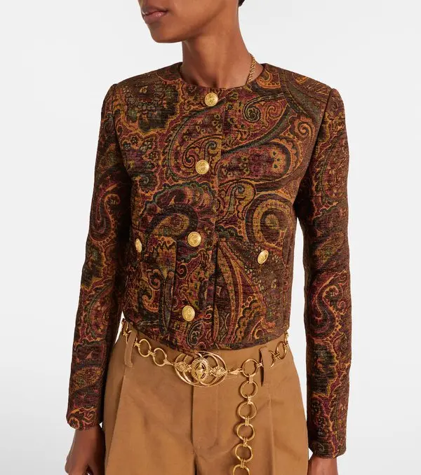 Chloé Paisley Jacquard Jacket - Multicoloured