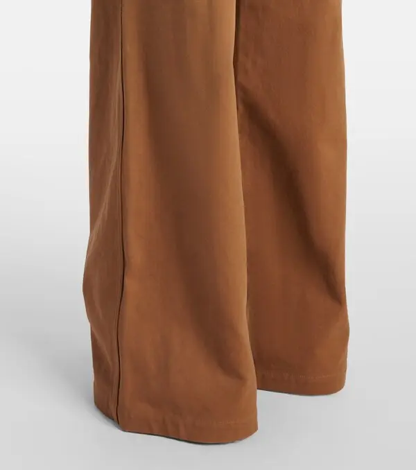 Chloé High-rise Wide-leg Pants - Brown