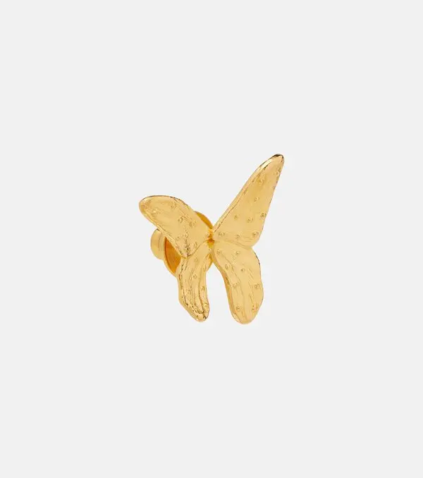 Oscar De La Renta Butterfly Stud Earrings