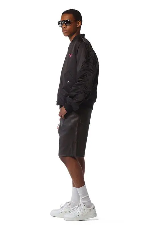 Mcm X Snipes Satin Bomber Jacket