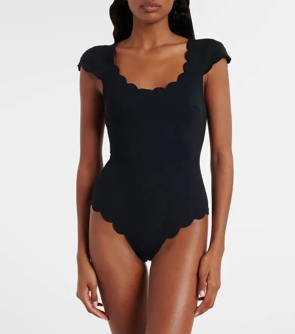 Marysia Mexico Reversible Scalloped Swimsuit - Black
