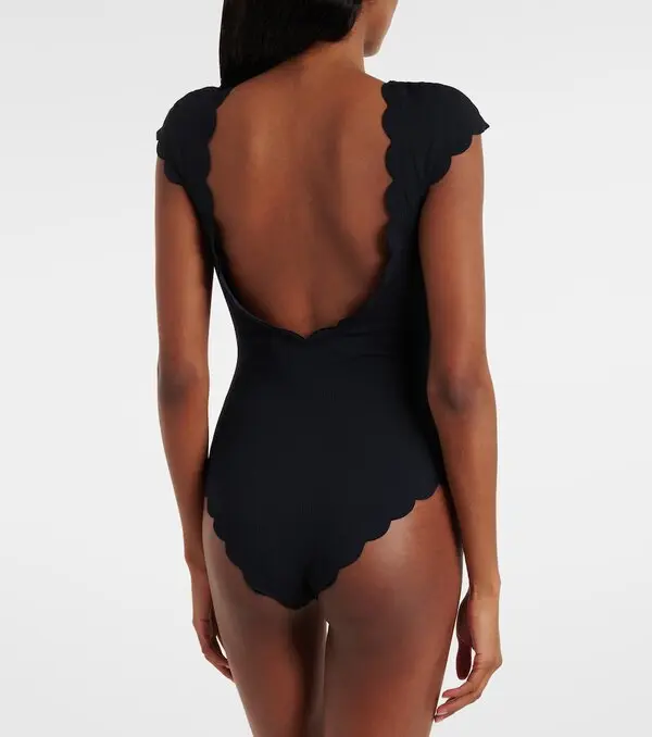 Marysia Mexico Reversible Scalloped Swimsuit - Black