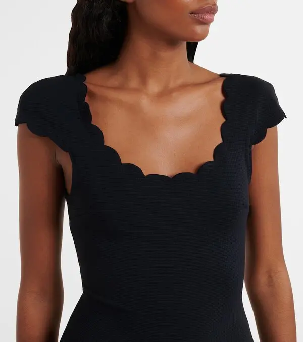 Marysia Mexico Reversible Scalloped Swimsuit - Black