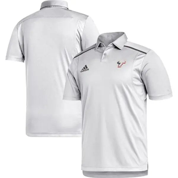 Adidas South Florida Bulls Stars & Stripes Classic Aeroready Polo - White