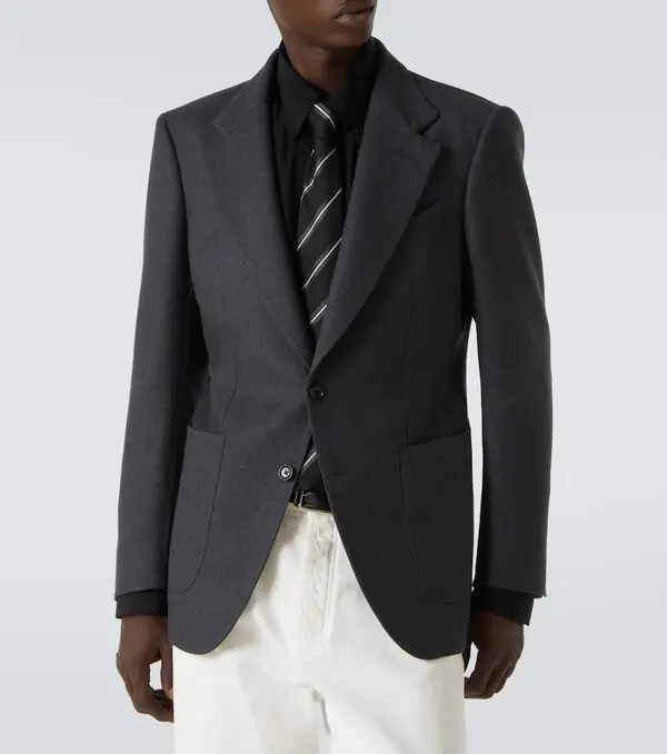TOM FORD Wool And Silk Blazer