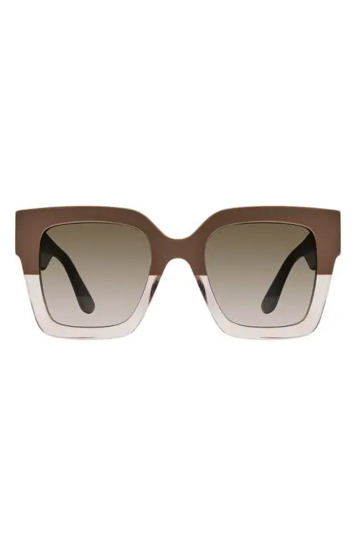 STUART WEITZMAN 51mm Square Sunglasses - Beige