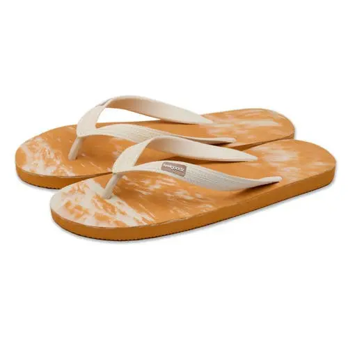 FEELGOODZ Classic Remix Natural Rubber Flip-flops - Redwood