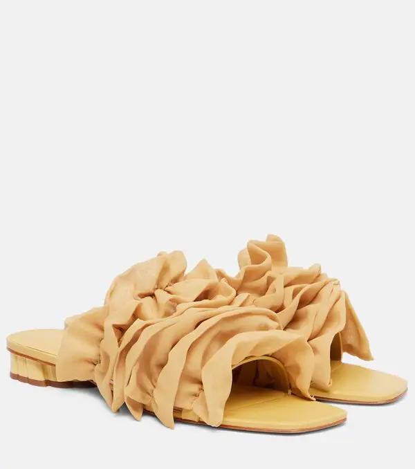 Farm Rio Ruffled Sandals