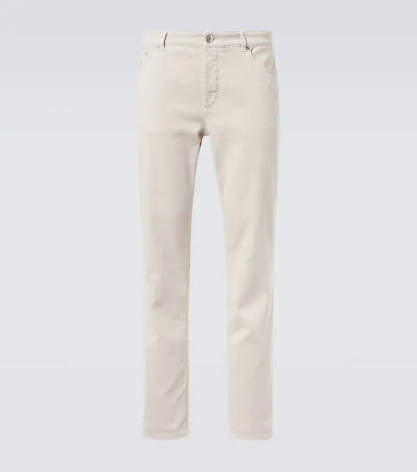 Brunello Cucinelli Mid-rise Slim Jeans