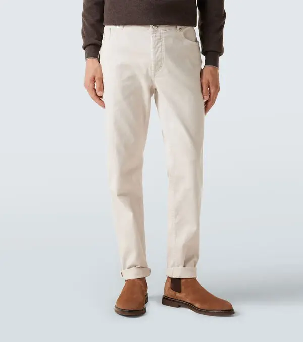 Brunello Cucinelli Mid-rise Slim Jeans