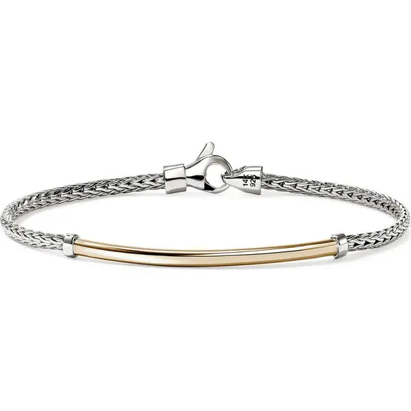 John Hardy Essential Chain Bracelet - Silver/gold