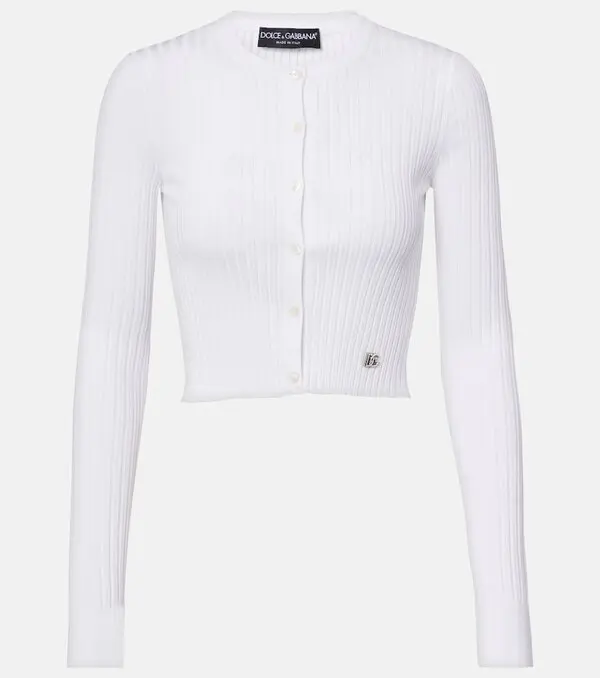 Dolce & Gabbana Embellished Cardigan - White