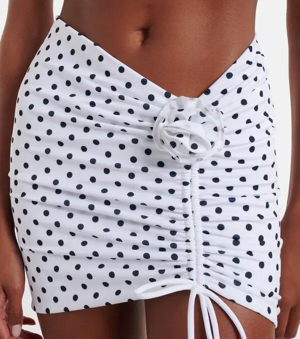 BANANHOT Stefani Polka-dot Mini Skirt