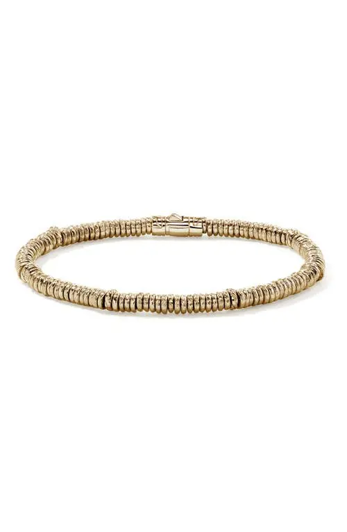John Hardy Heishi 14k Bracelet - Gold