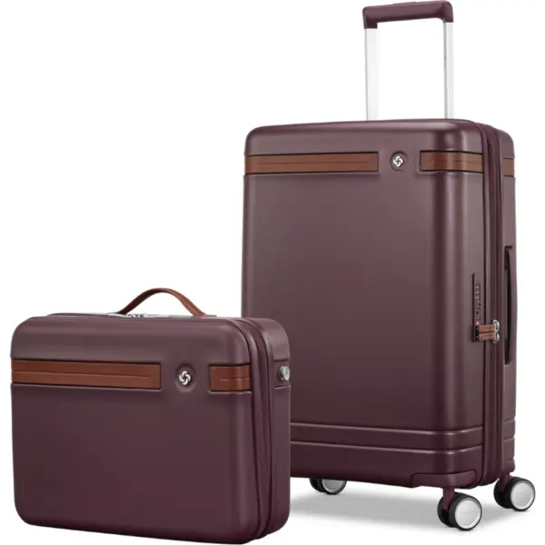 SAMSONITE Virtuosa 2 Piece Luggage Set - Burgundy