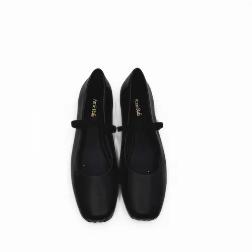 AMIE RAFA Mary Jane Flats - Black
