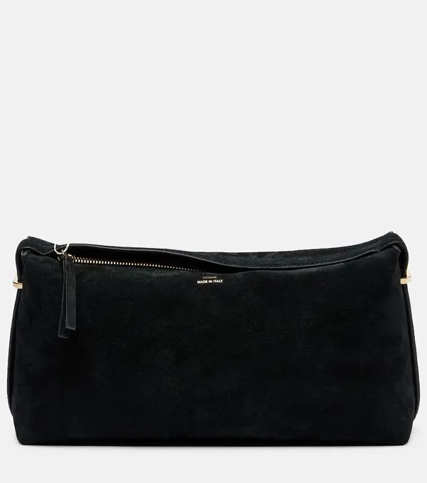 TOTEME Suede Clutch - Black