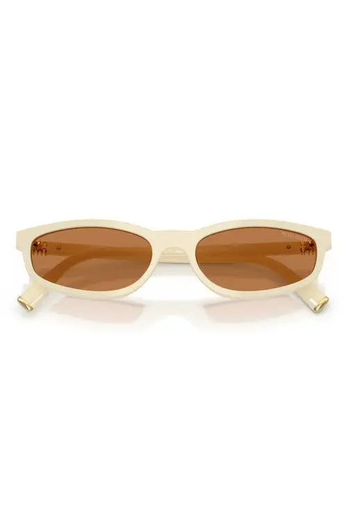 Miu Miu 54mm Oval Sunglasses