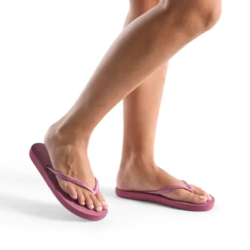 FEELGOODZ Slimz Core Natural Rubber Thong Sandals - Dragon Fruit