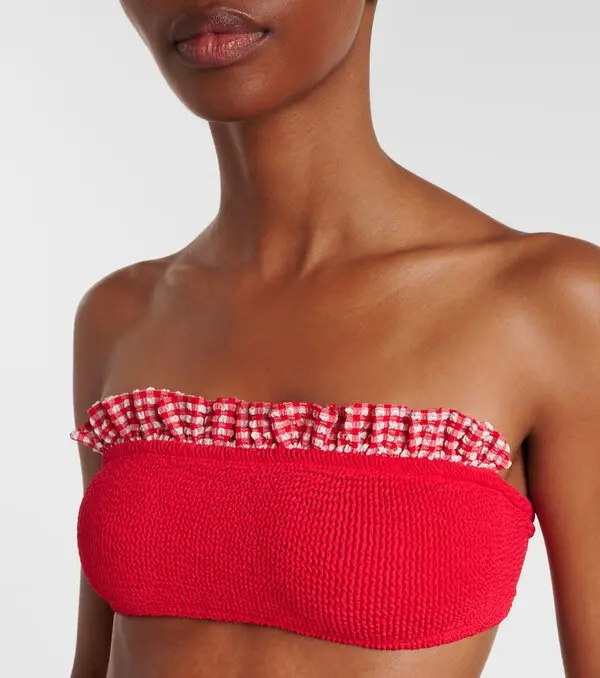 Hunza G Peggy Gingham Bikini - Black
