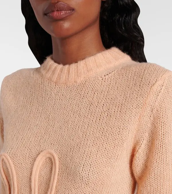 Chloé Logo Alpaca And Silk Sweater