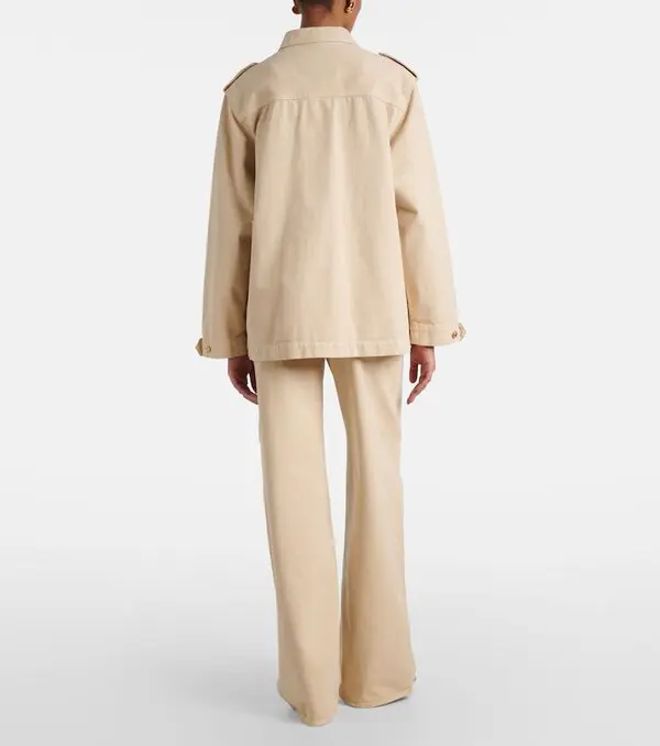 BLAZÉ MILANO Sahariana Denim Jacket - Beige